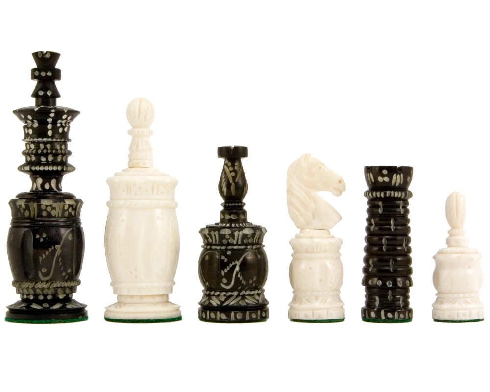 Chess Shop Presents Exquisitely Crafted Barley Corn Carved Camel Bone ...